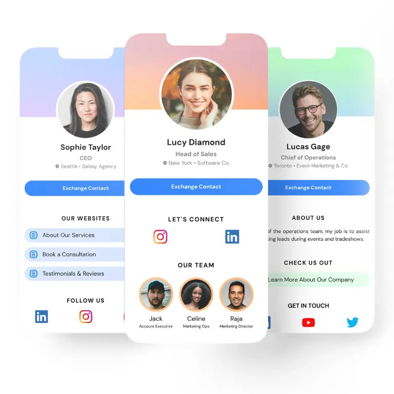 Free Digital Business Cards by Wave Connect Free Digital Business Cards by Wave Connect